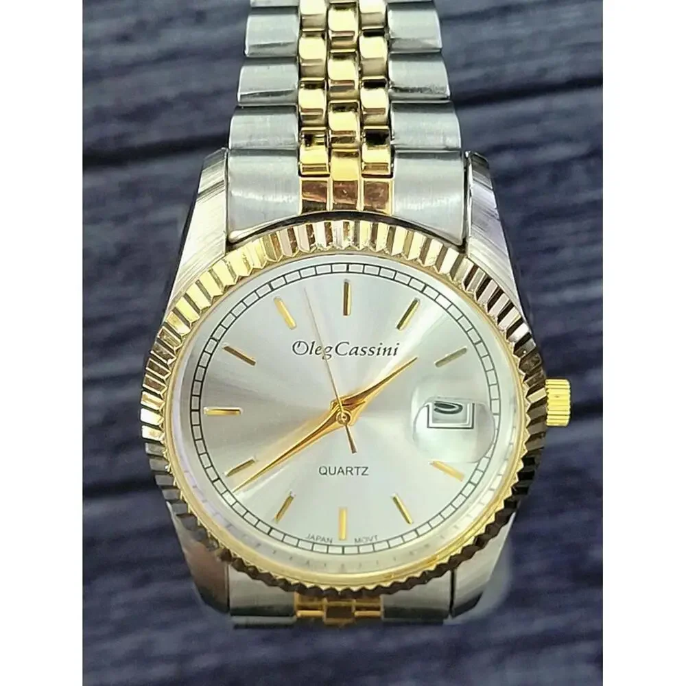 Oleg Cassini | Accessories | Clean Vintage Oleg Cassini Mens 4th Annv ...
